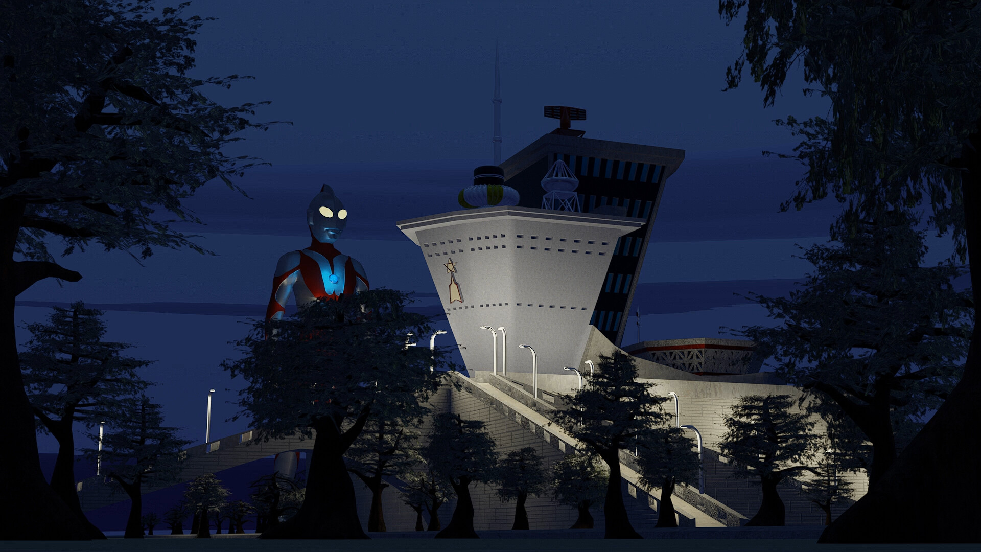 ArtStation - SSSP Base Animation with Ultraman and co