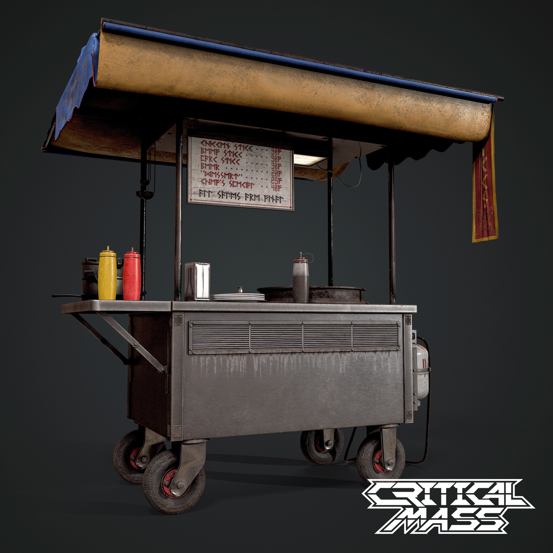 ArtStation - Critical Mass - Food Stands