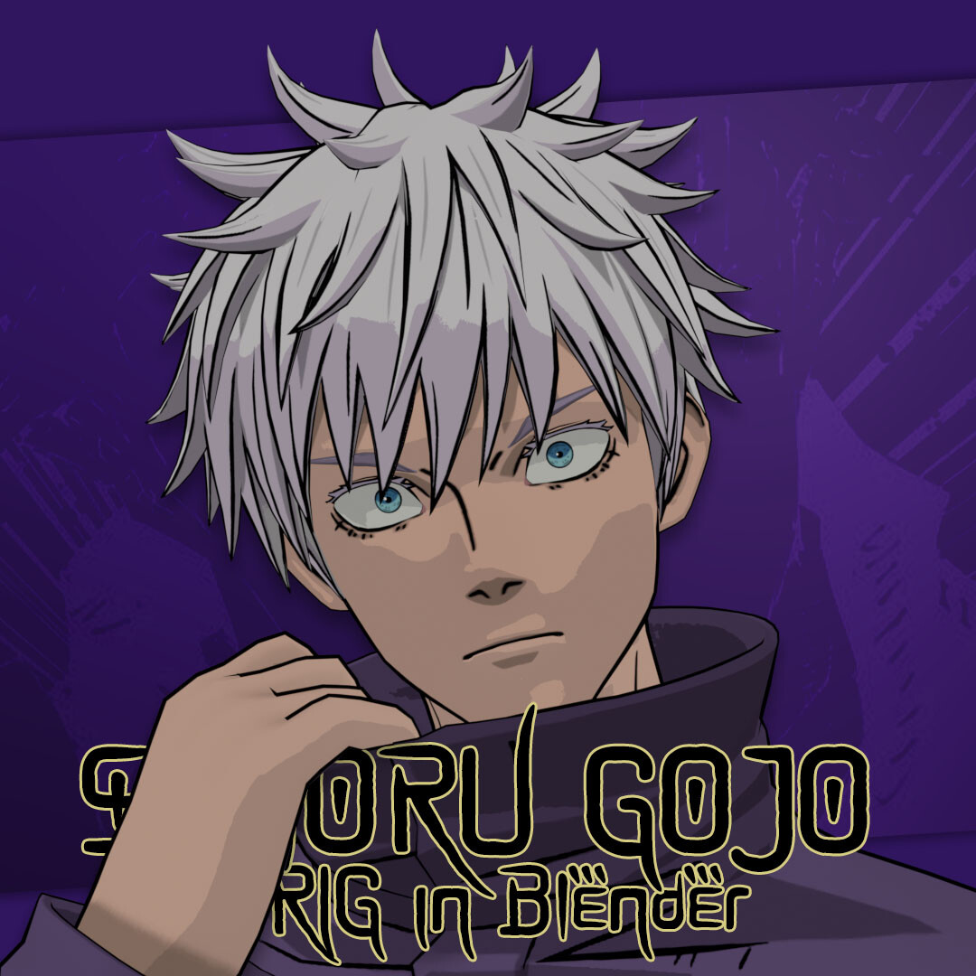 ArtStation - Satoru Gojo - RIG in Blender (Jujutsu Kaisen/Fortnite)