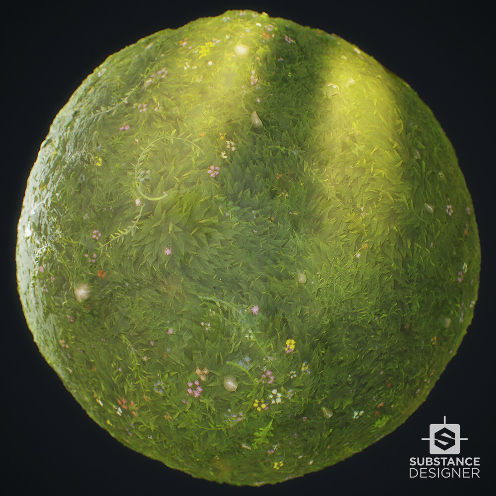 ArtStation - "Gorgeous Garden" Nodevember Material