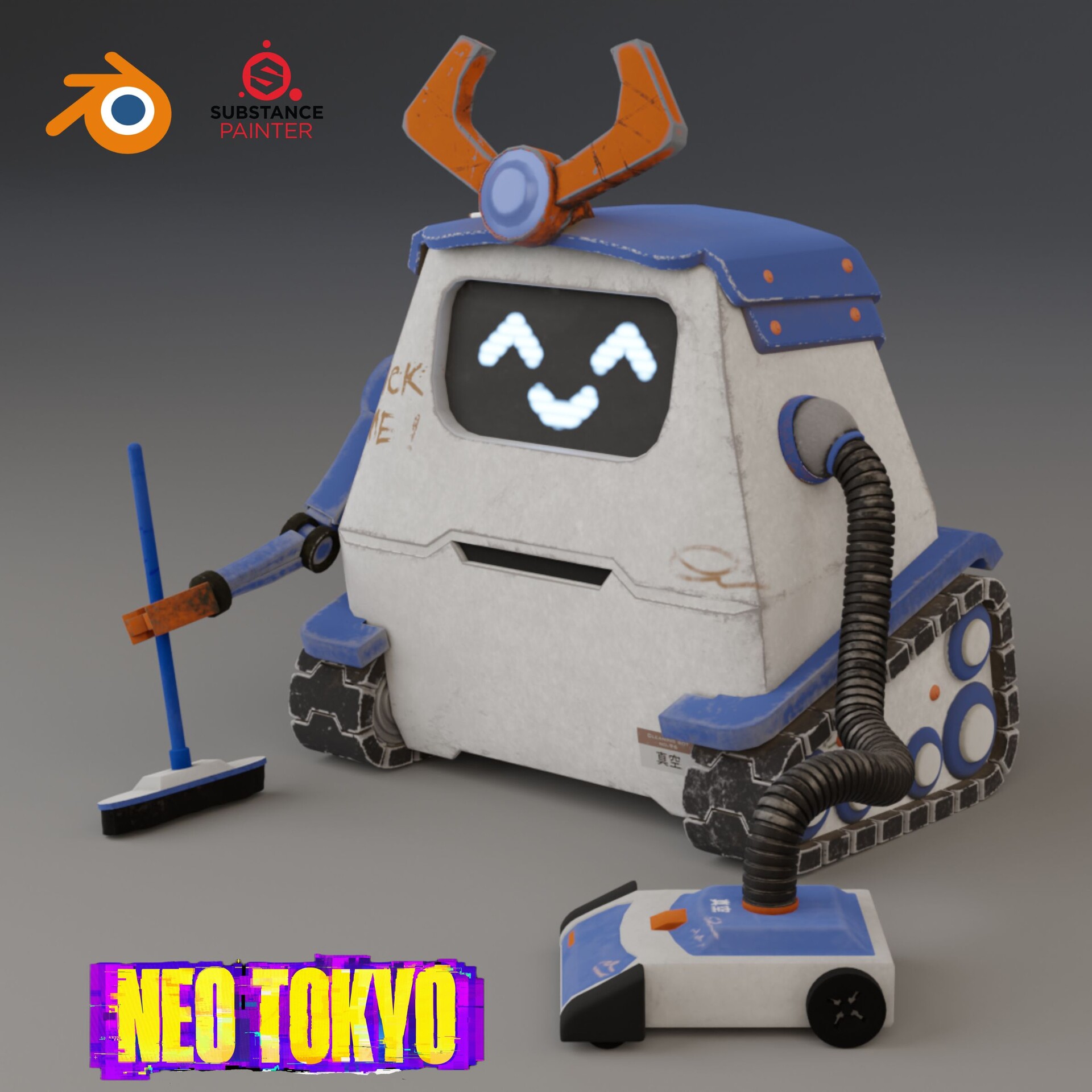 ArtStation - Tormented Cleaning Bot