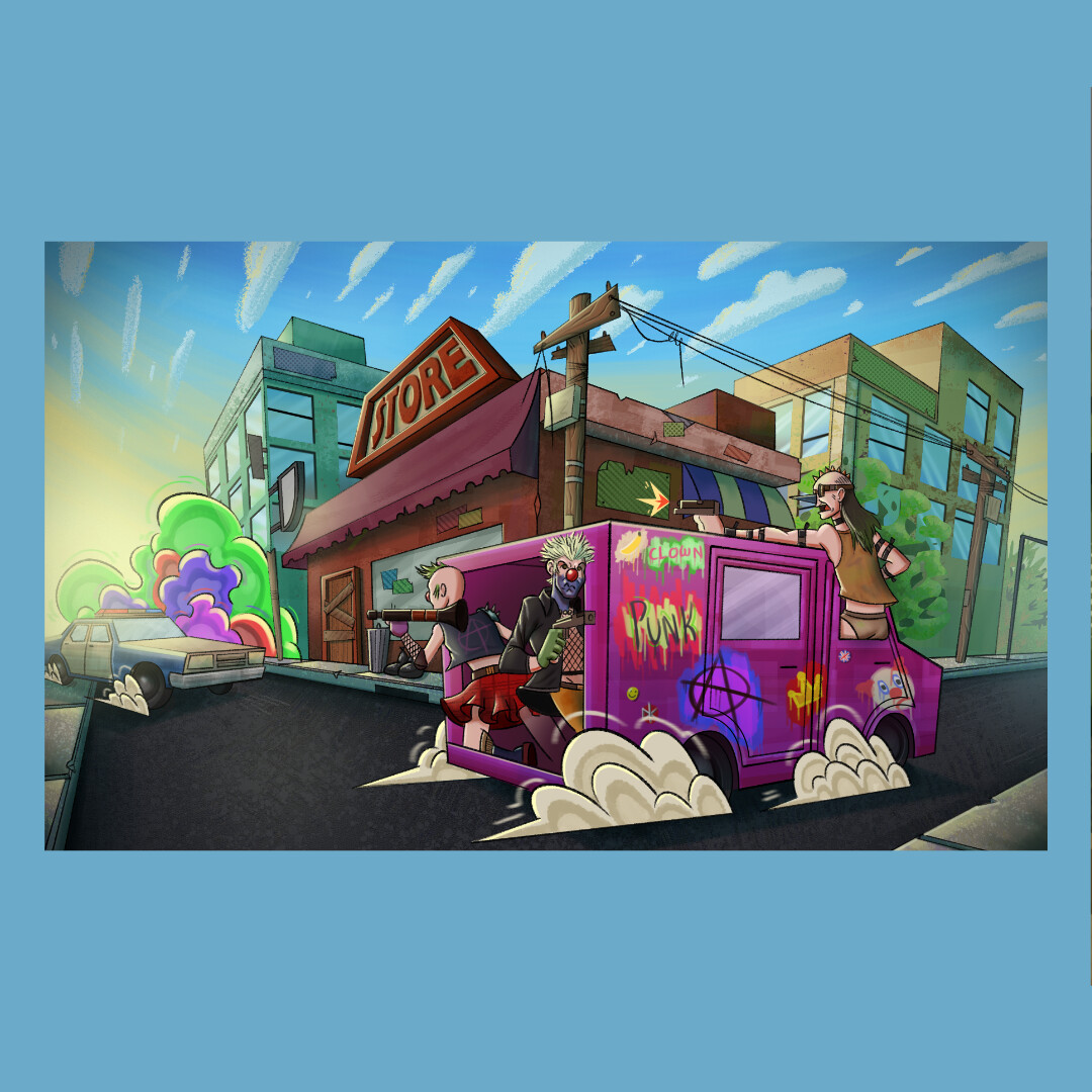 ArtStation - Punk Clowns