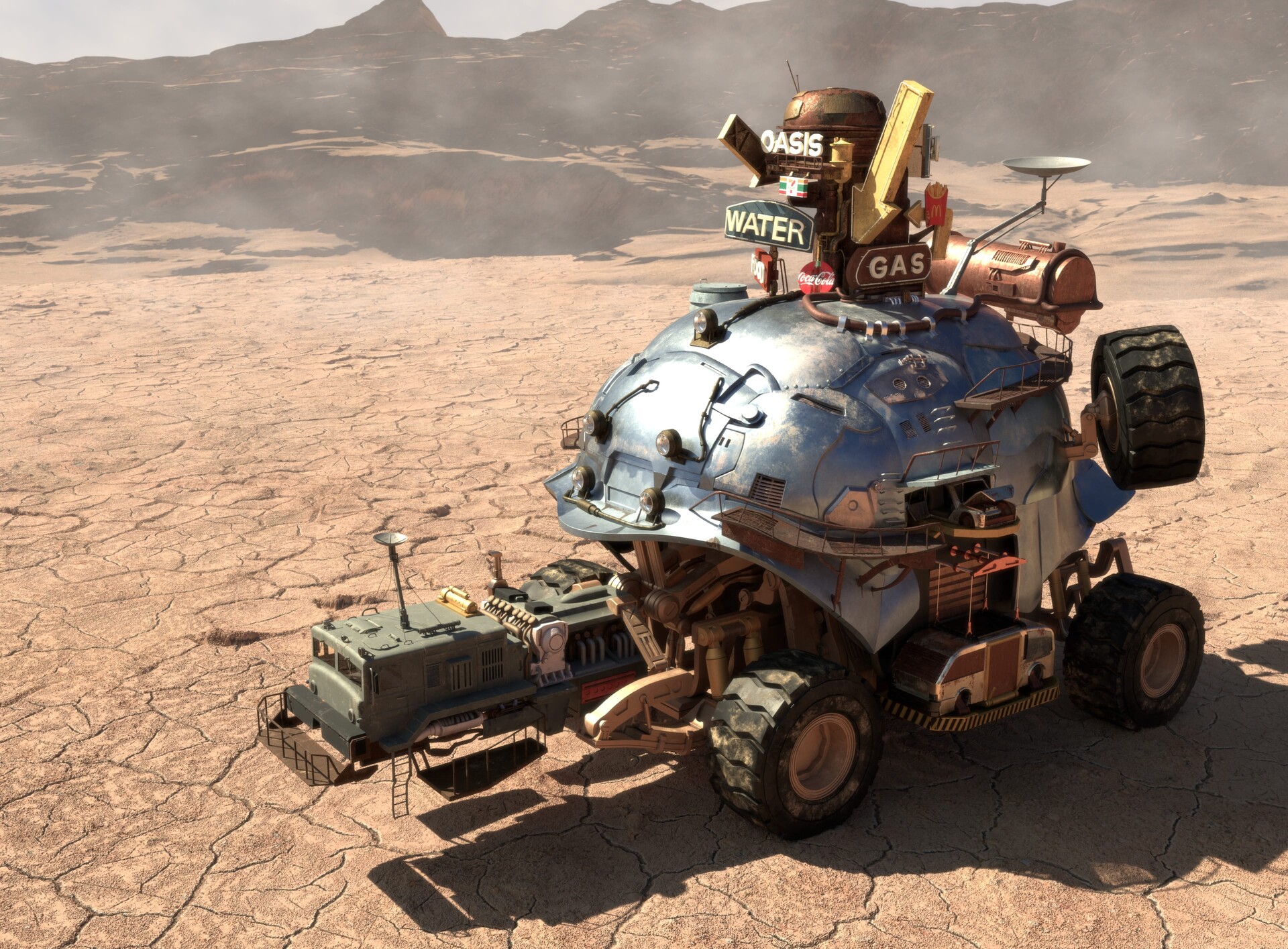 ArtStation - Turtle Mobile Motel