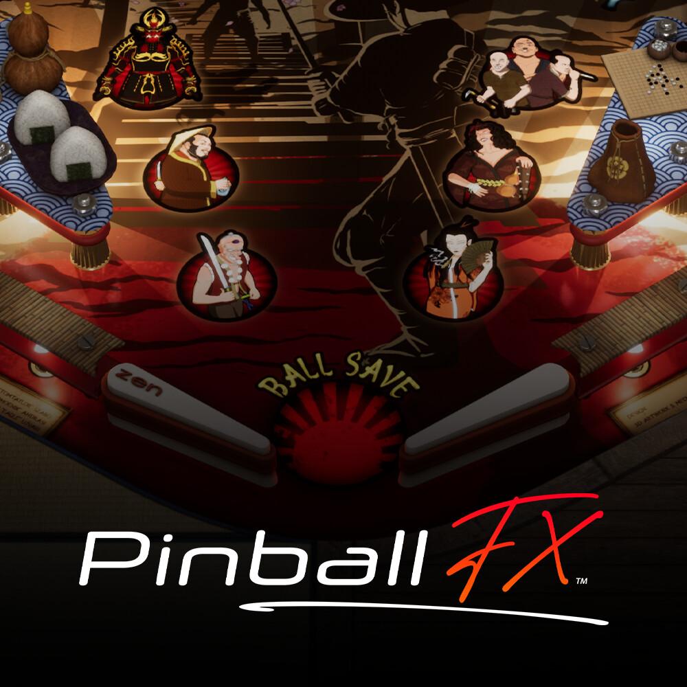 ArtStation - A Samurai’s Vengeance pinball - concept and texturing