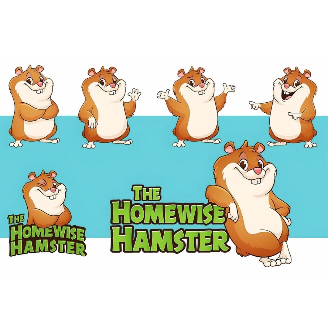 ArtStation - Cartoon Hamster with various poses