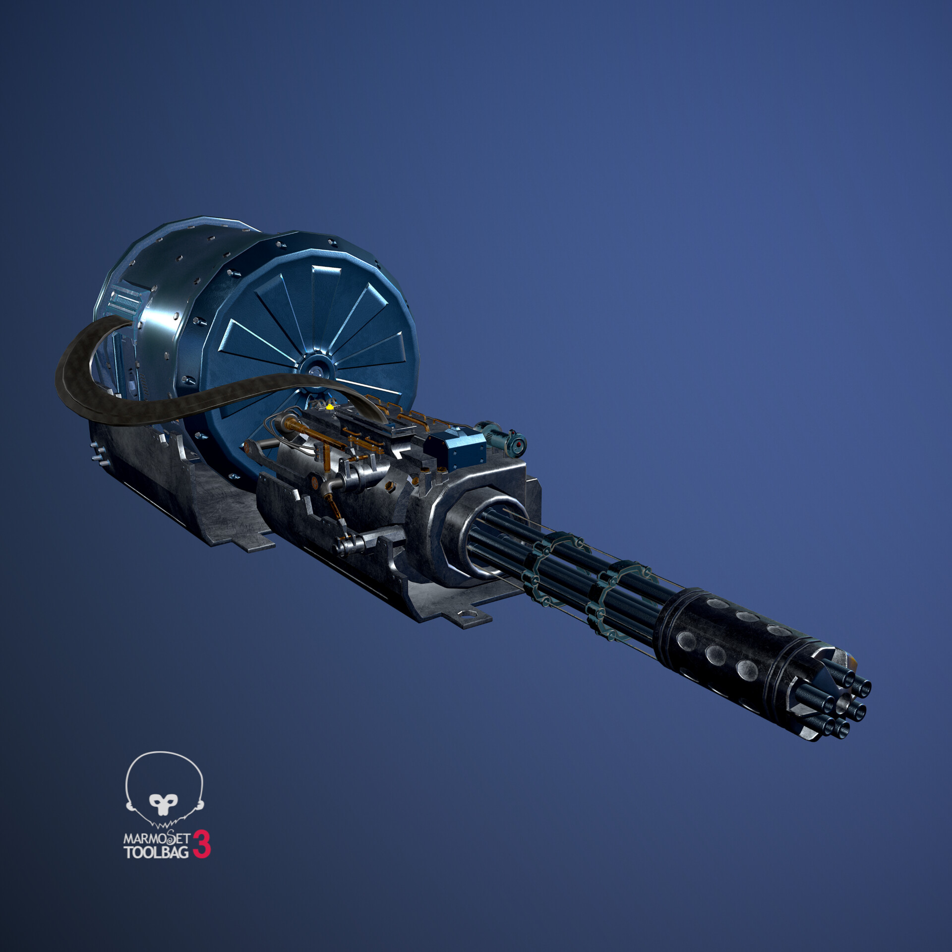 ArtStation - Sci-Fi Machine gun