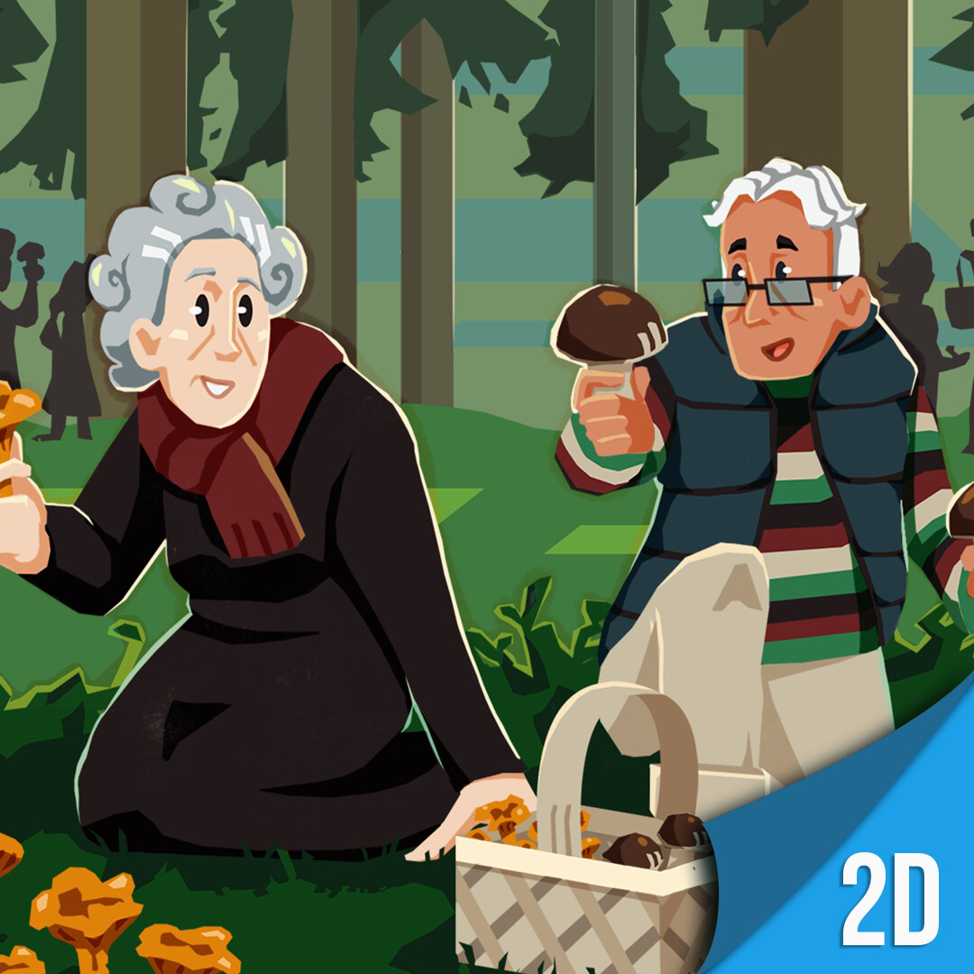 ArtStation - Seniors Illustrations