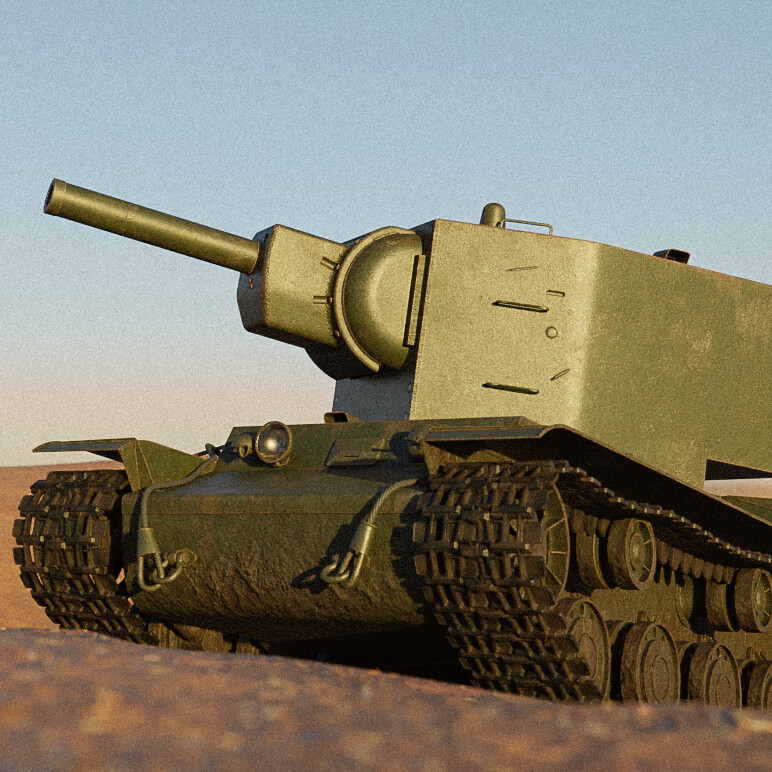 ArtStation - KV-2 Heavy Tank