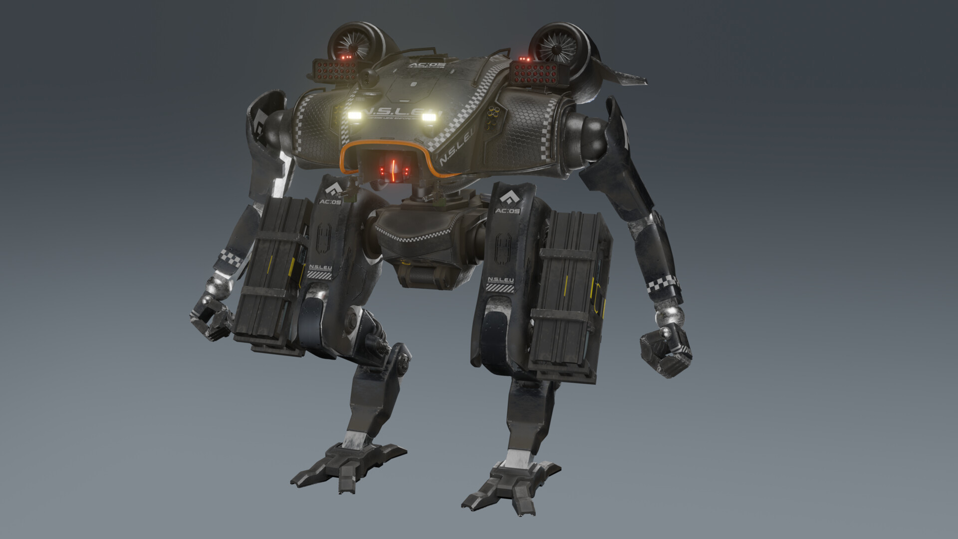 ArtStation - NSLEU Combat Walker