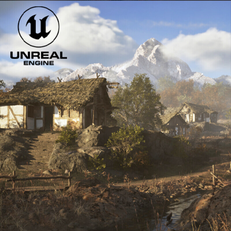 ArtStation - Sunrise by the river - UE5