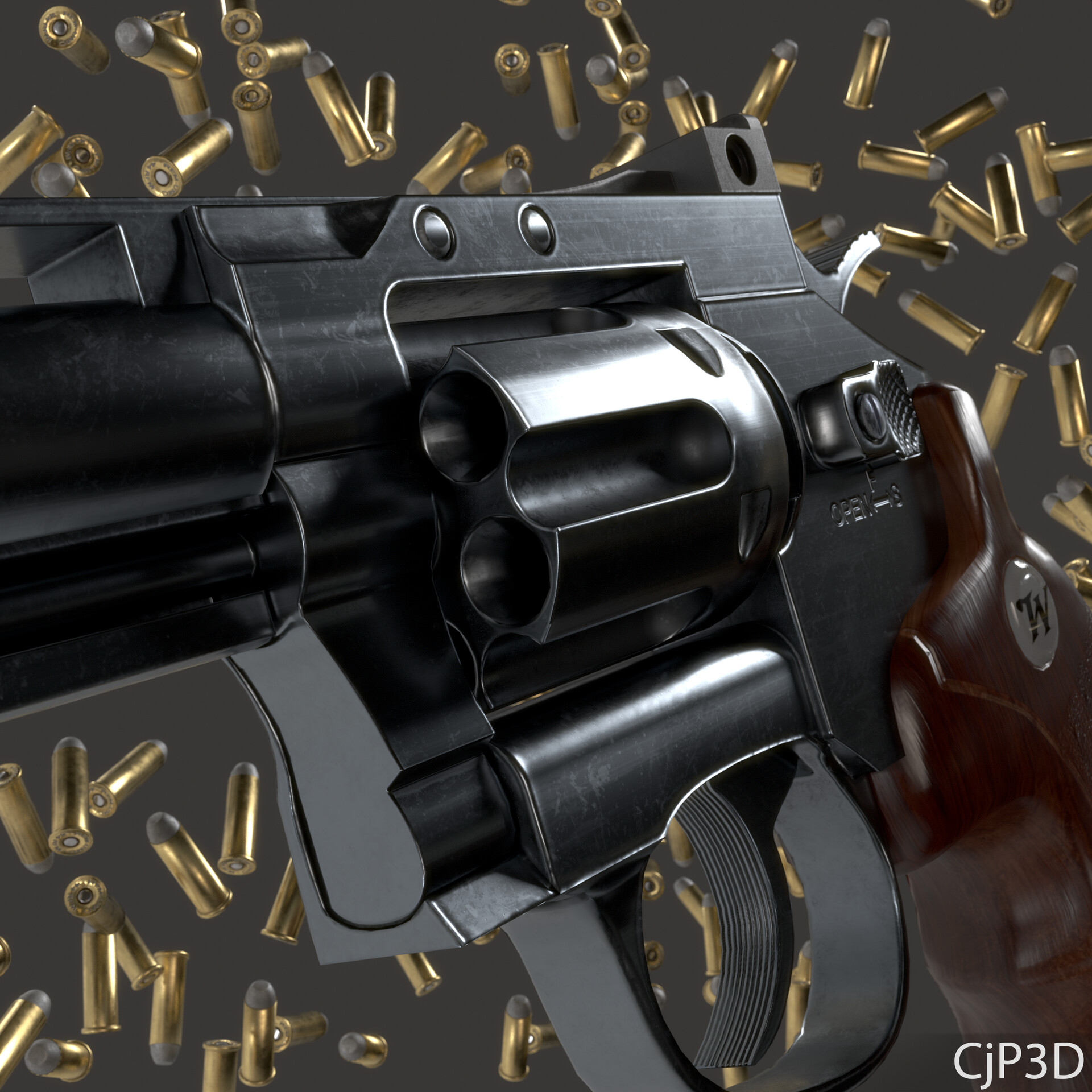 ArtStation - Winchester Revolver