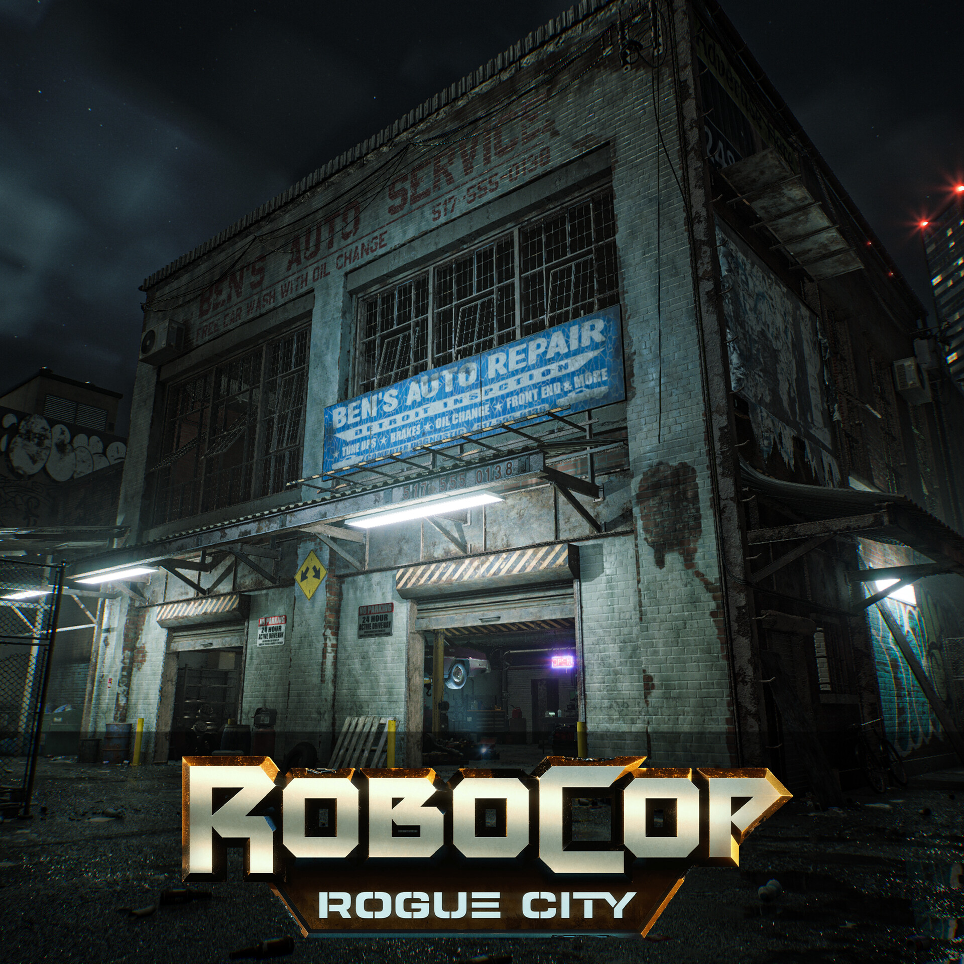 ArtStation - Robocop: Rogue City - Ben's Auto Repair