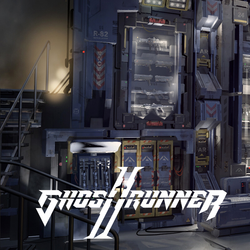 ArtStation - Ghostrunner 2 - Bakunins Room Concept - ONE MORE LEVEL / 505 GAMES