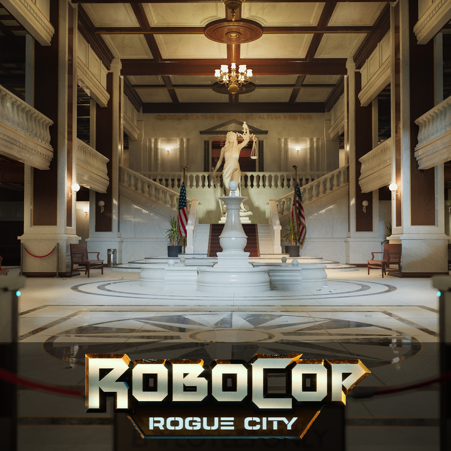 ArtStation - RoboCop: Rogue City - Courthouse