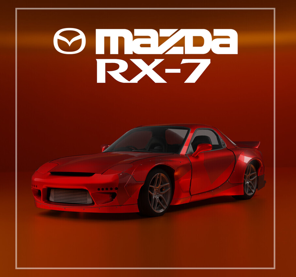 ArtStation - Mazda Rx7 Tuning RocketBunny