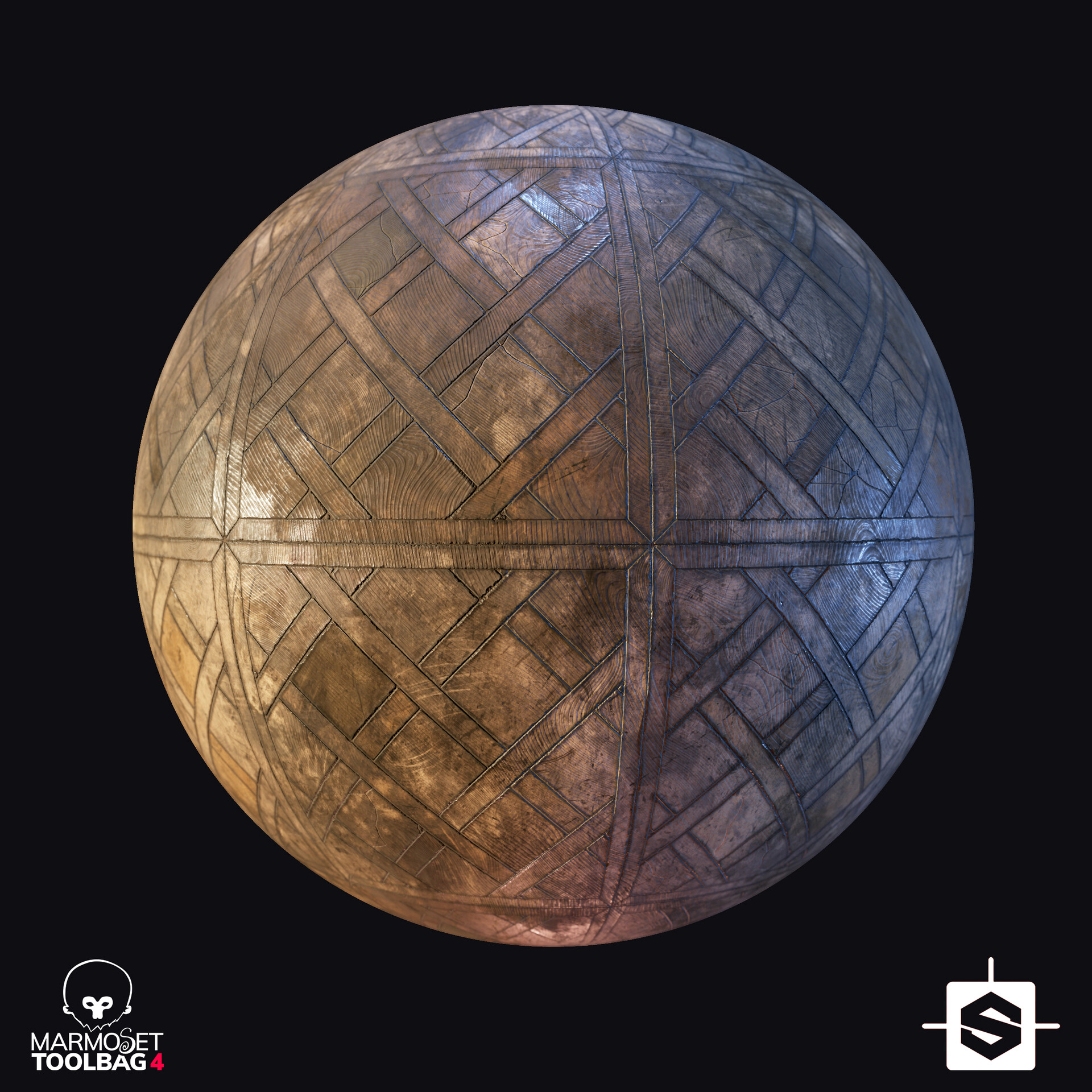 ArtStation - Damaged Versailles Floor (WIP)