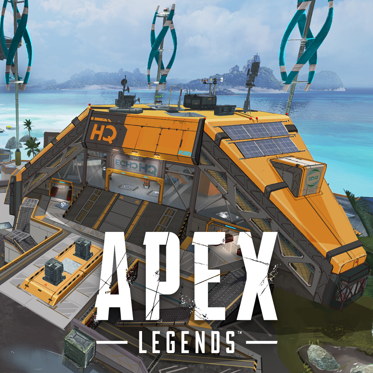 ArtStation - Apex Legends: Ignite - Storm Point - Echo HQ