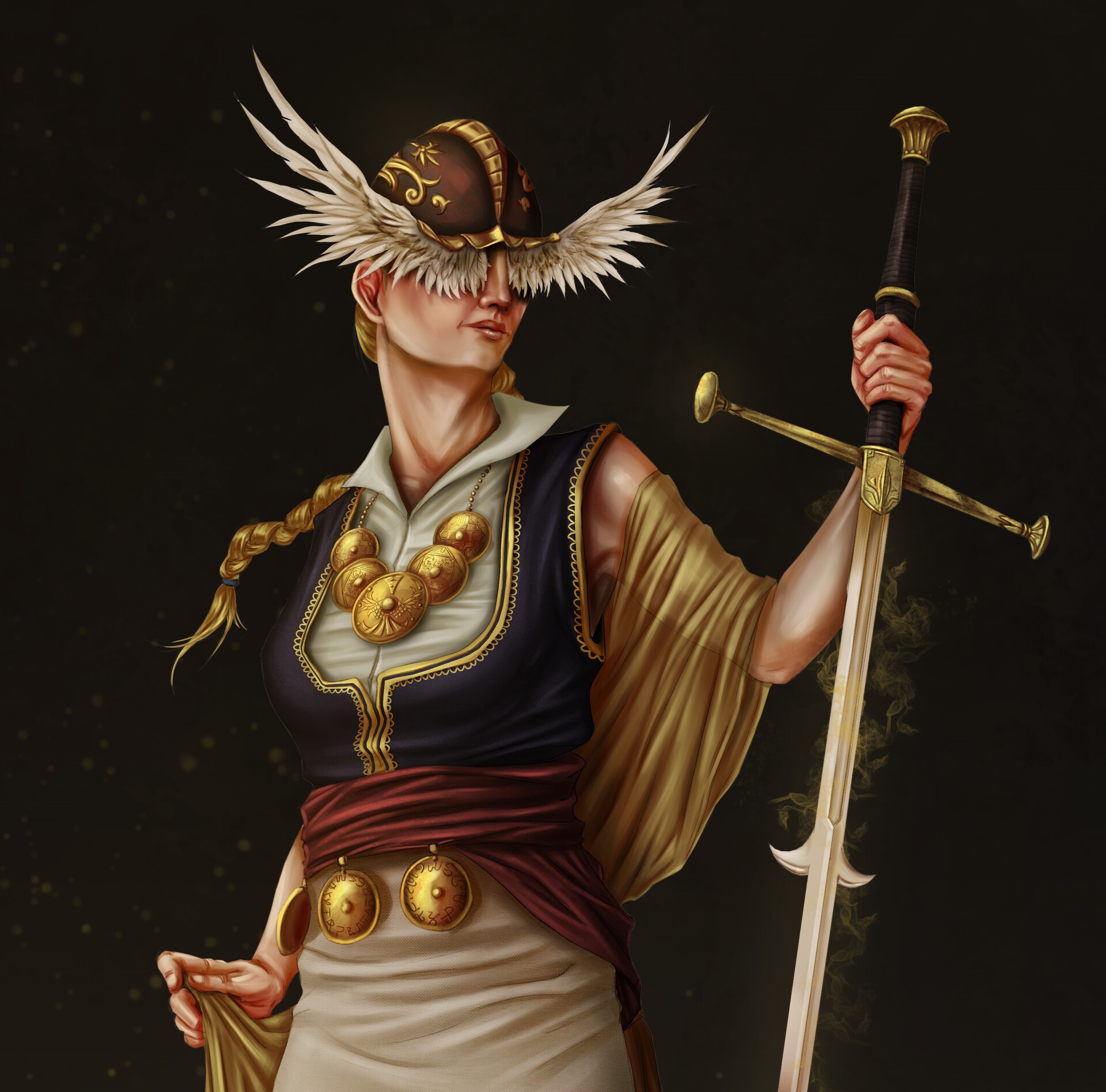 ArtStation - Harelka, Goddess of Order