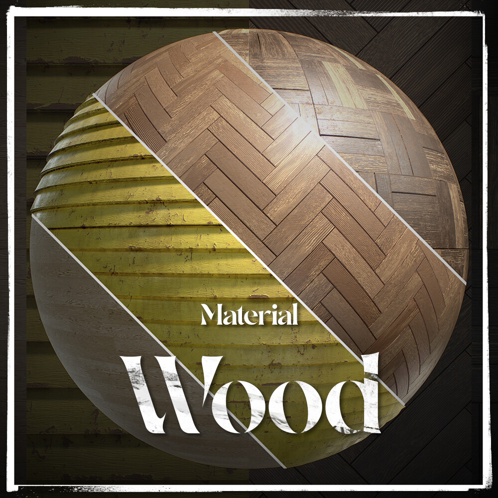 ArtStation - Wood Material - Substance Designer