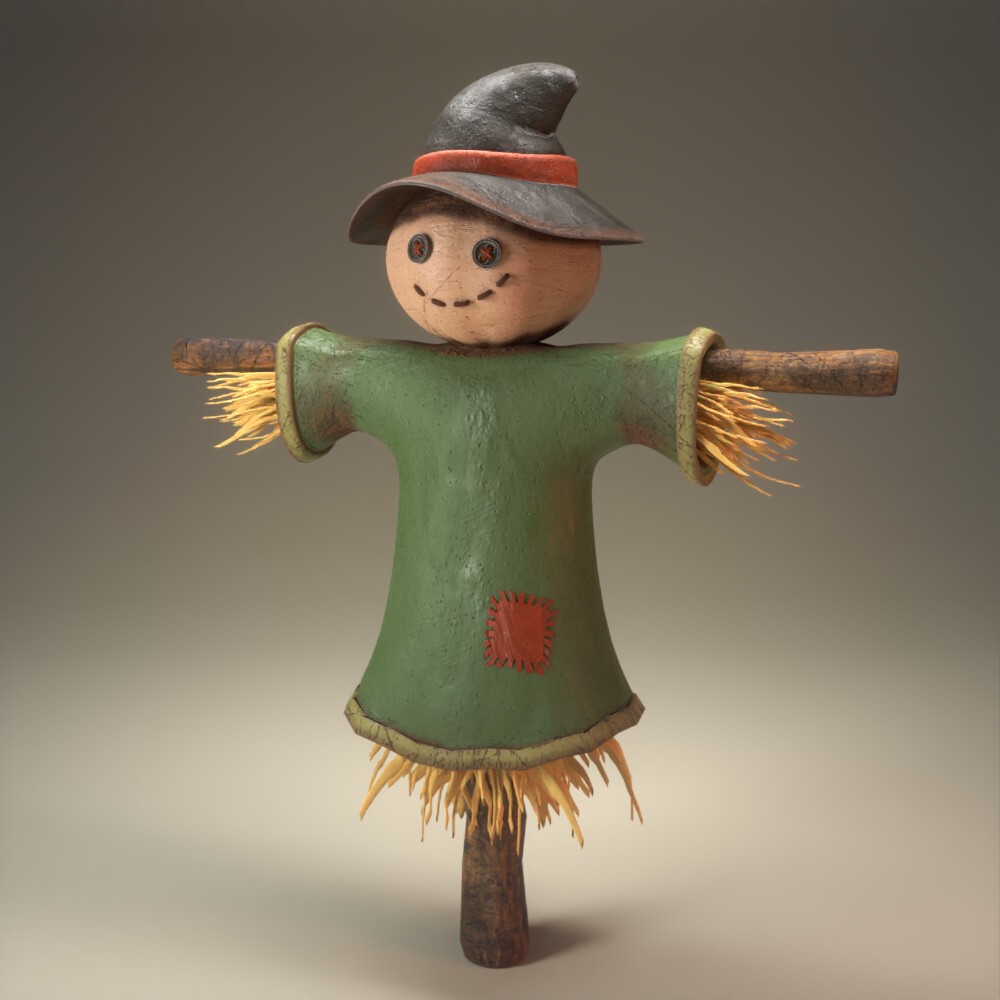 ArtStation - Stylized Scarecrow