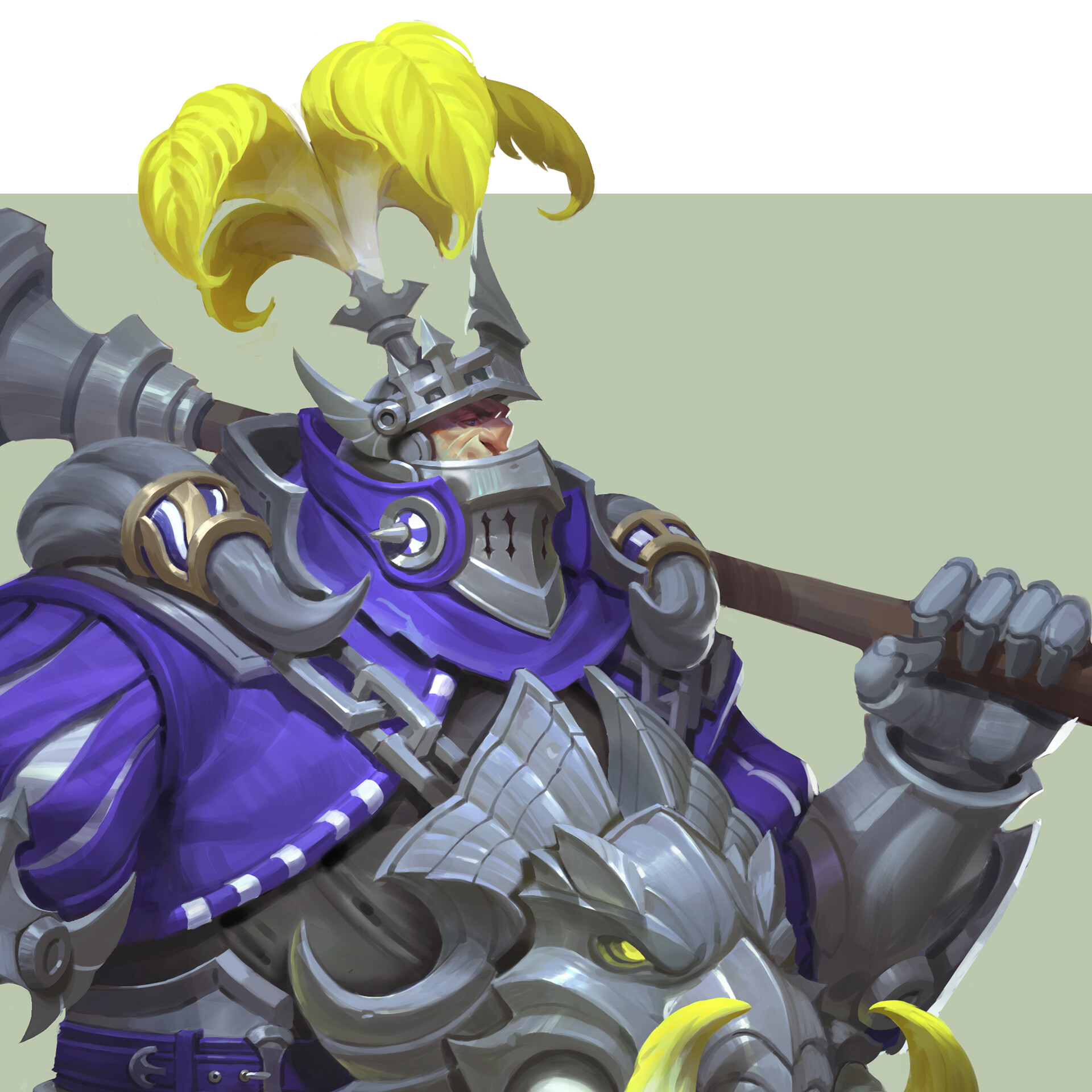 ArtStation - Mammoth Knight