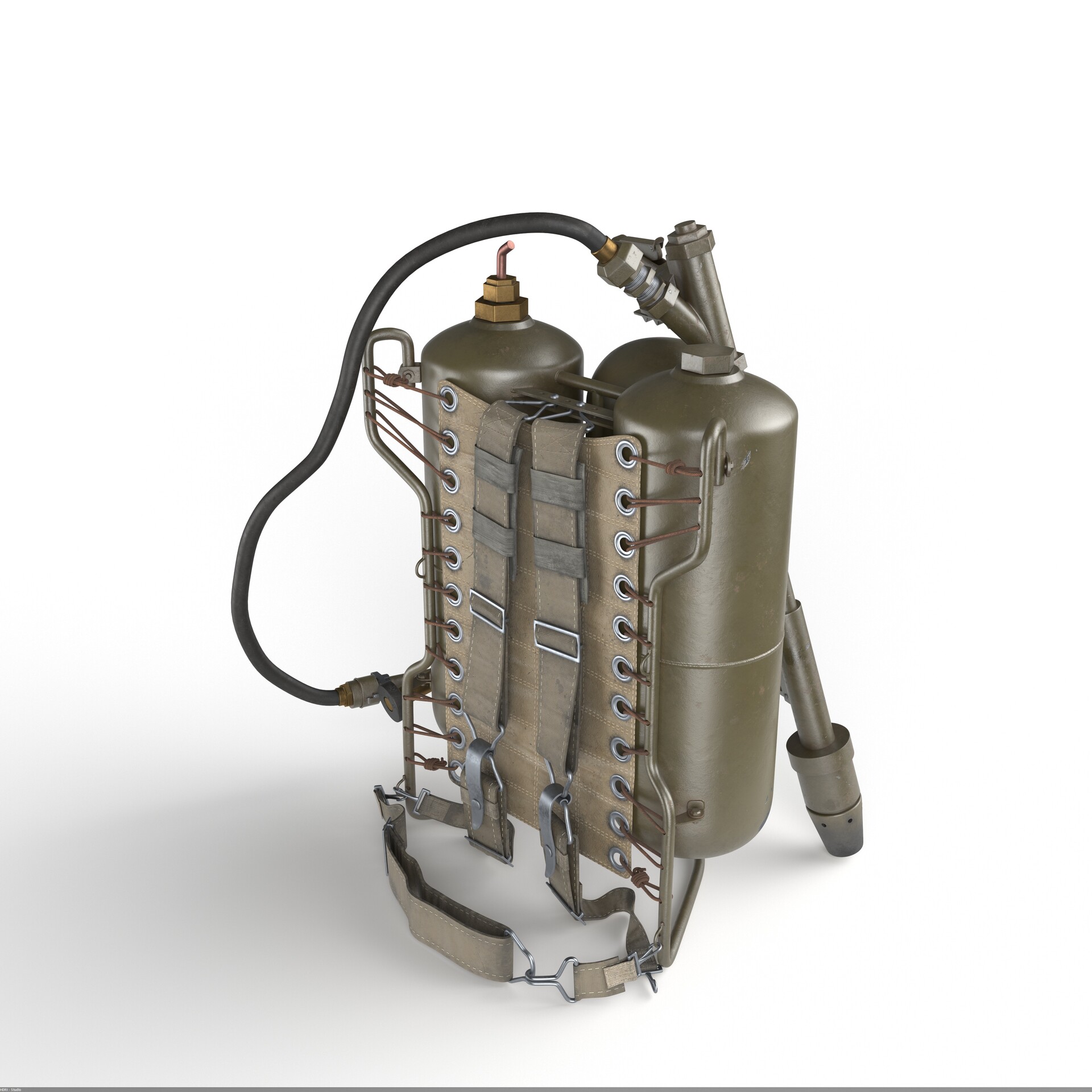 ArtStation - M2-2 Flamethrower.