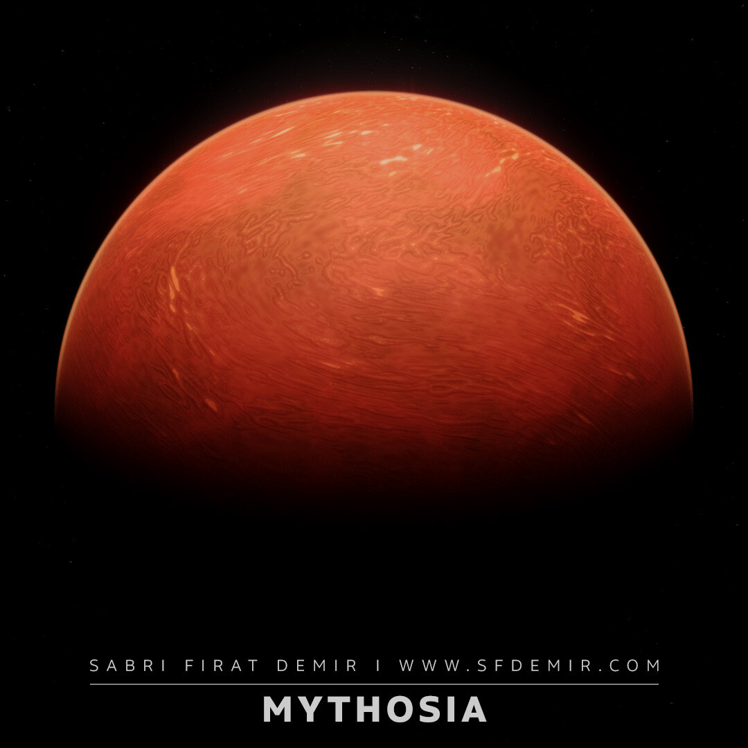 ArtStation - Mythosia 3D Gas Giant Planet Model