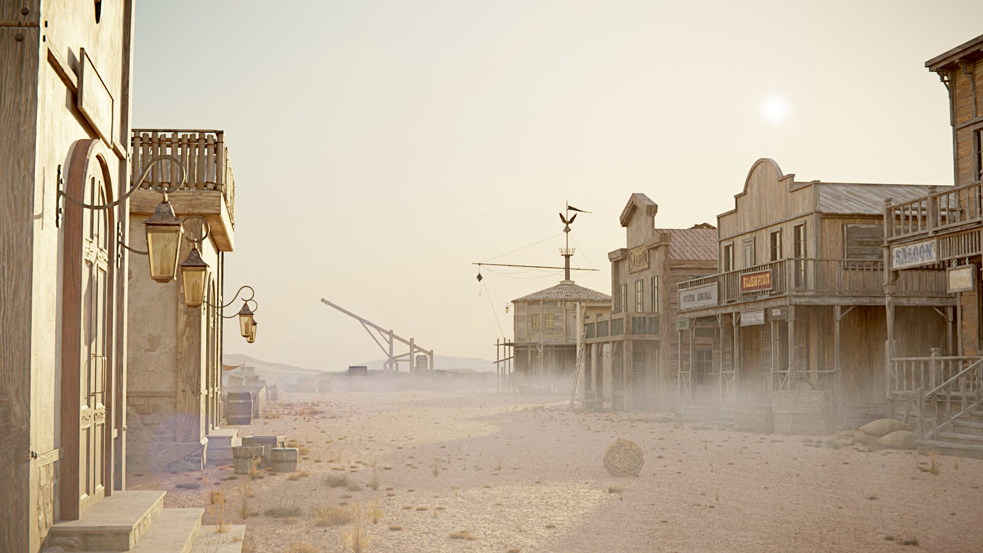 ArtStation - Wild West Town