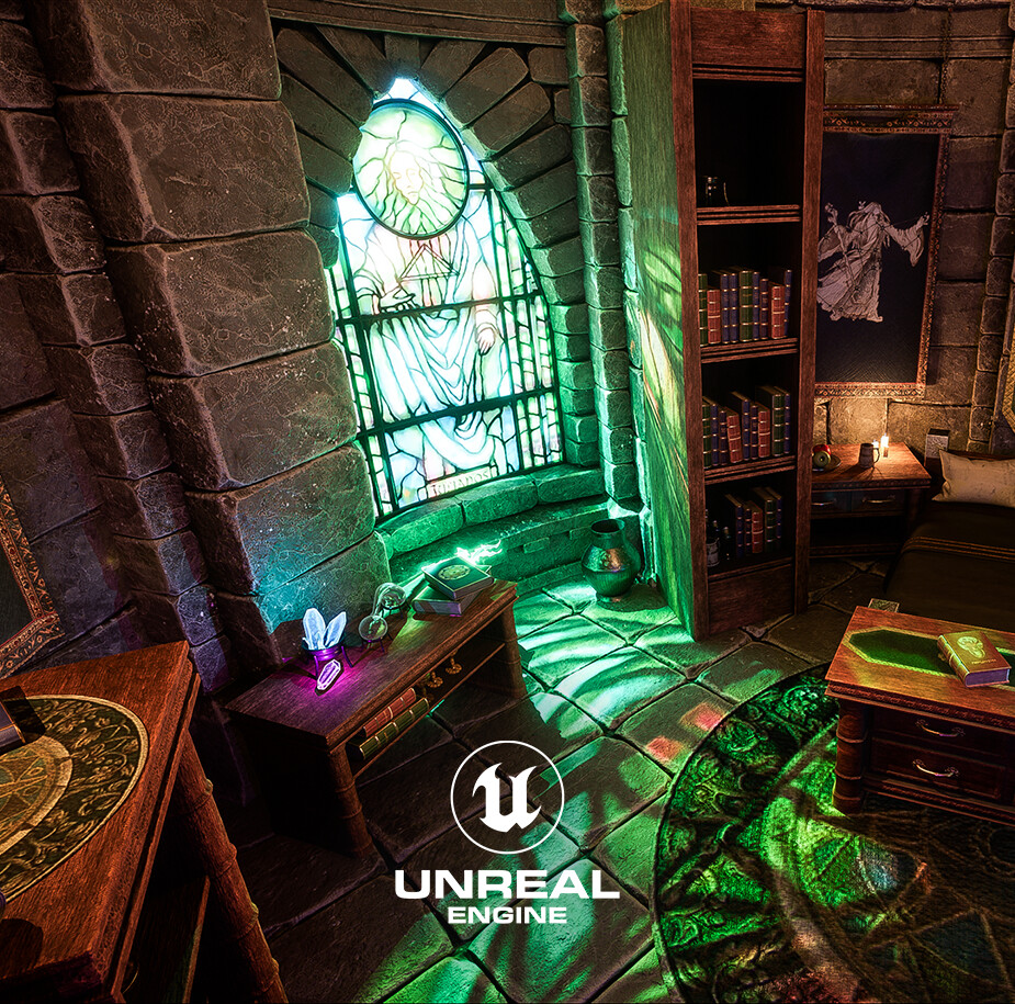 ArtStation - Arch Mage's Quarters Reimagined | TES IV: Oblivion | Fan Art