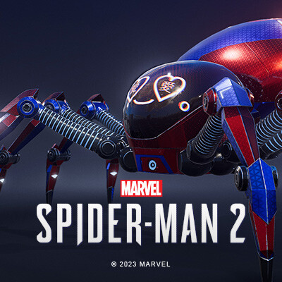 ArtStation - Marvel's Spider-Man 2: Peni Parker SPDR Spiderbot Collectible