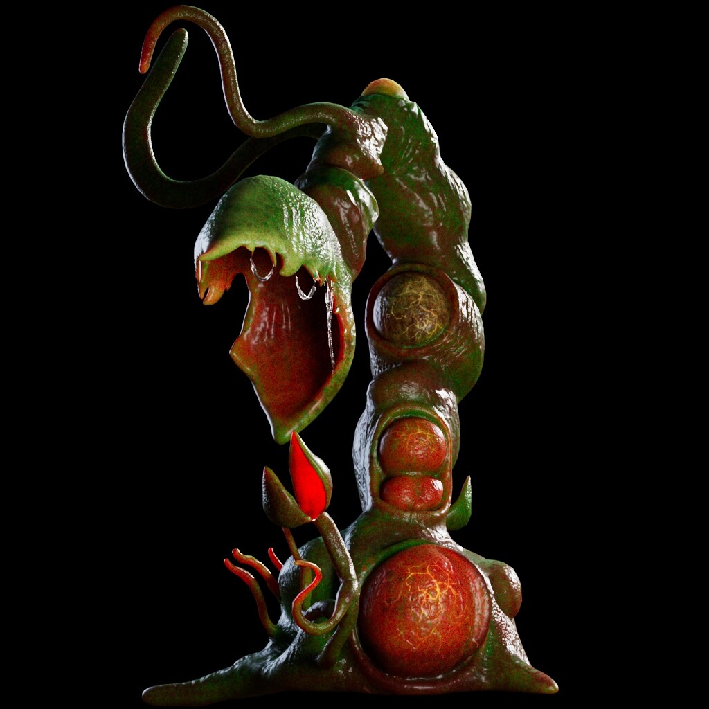 ArtStation - Zombie Plant
