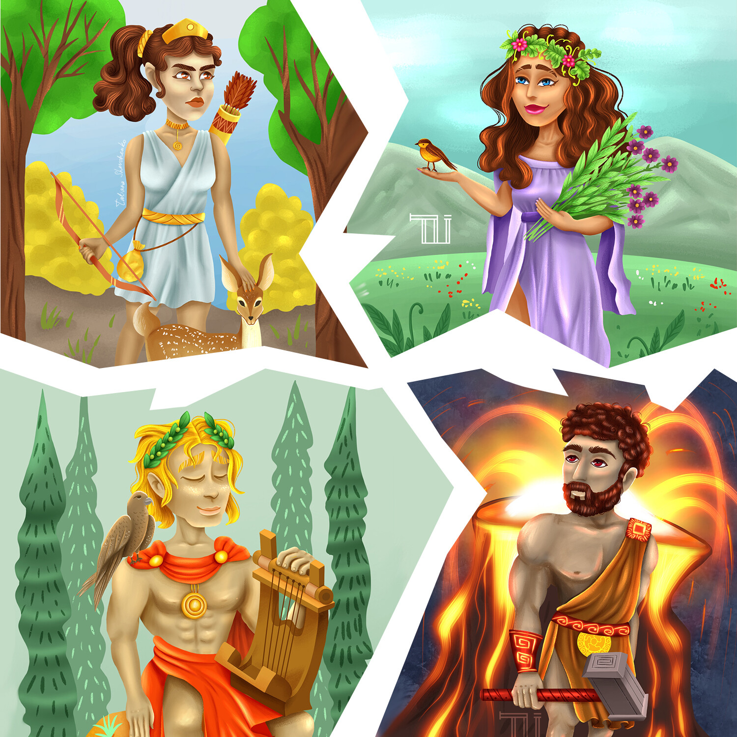 ArtStation - Greek Gods