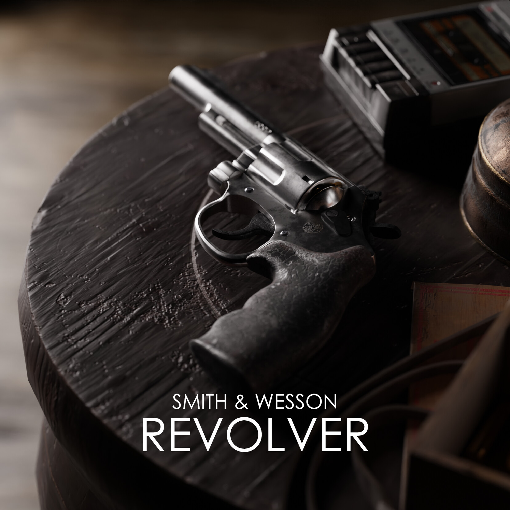 ArtStation - Smith & Wesson Revolver