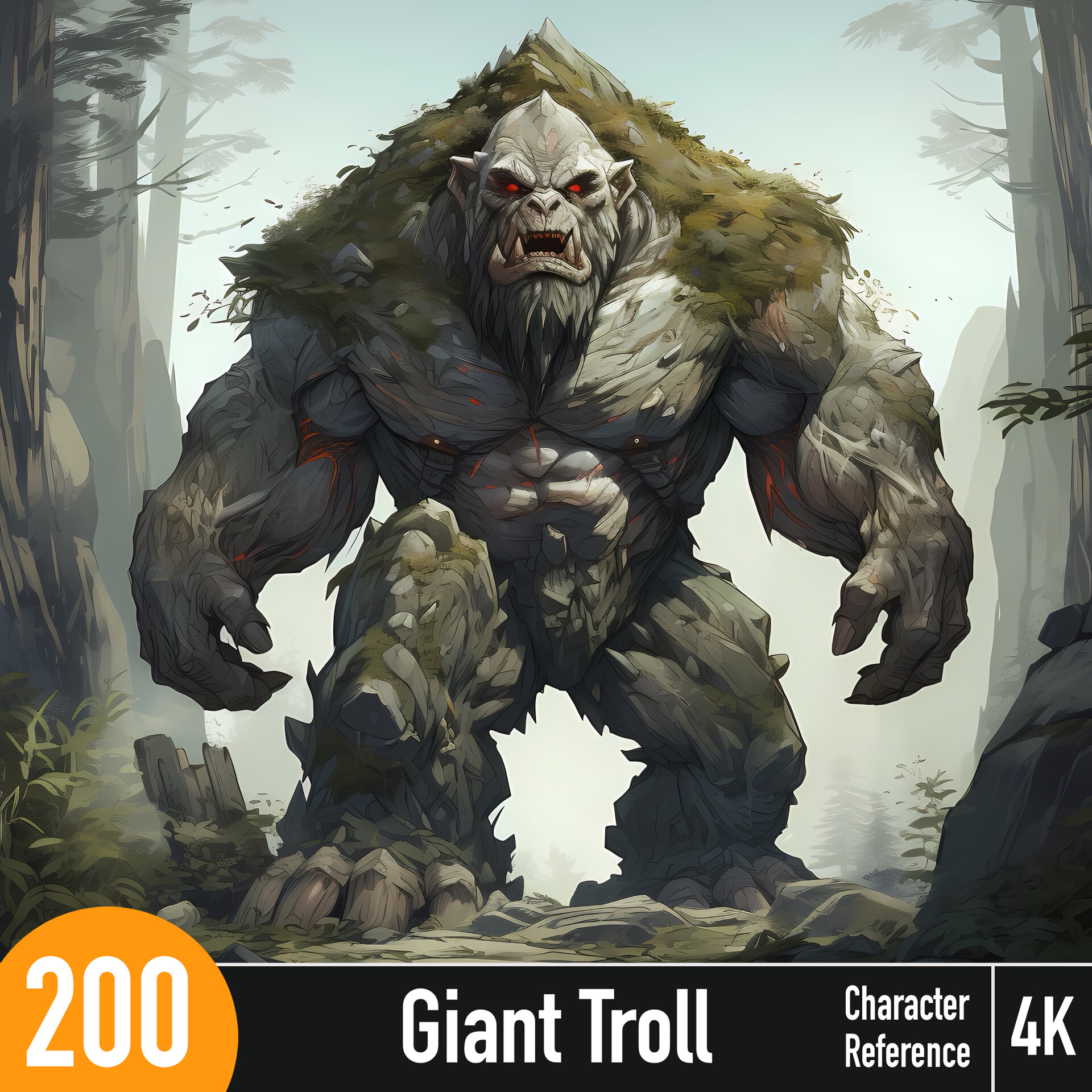 ArtStation - 200 Giant Troll (4k)