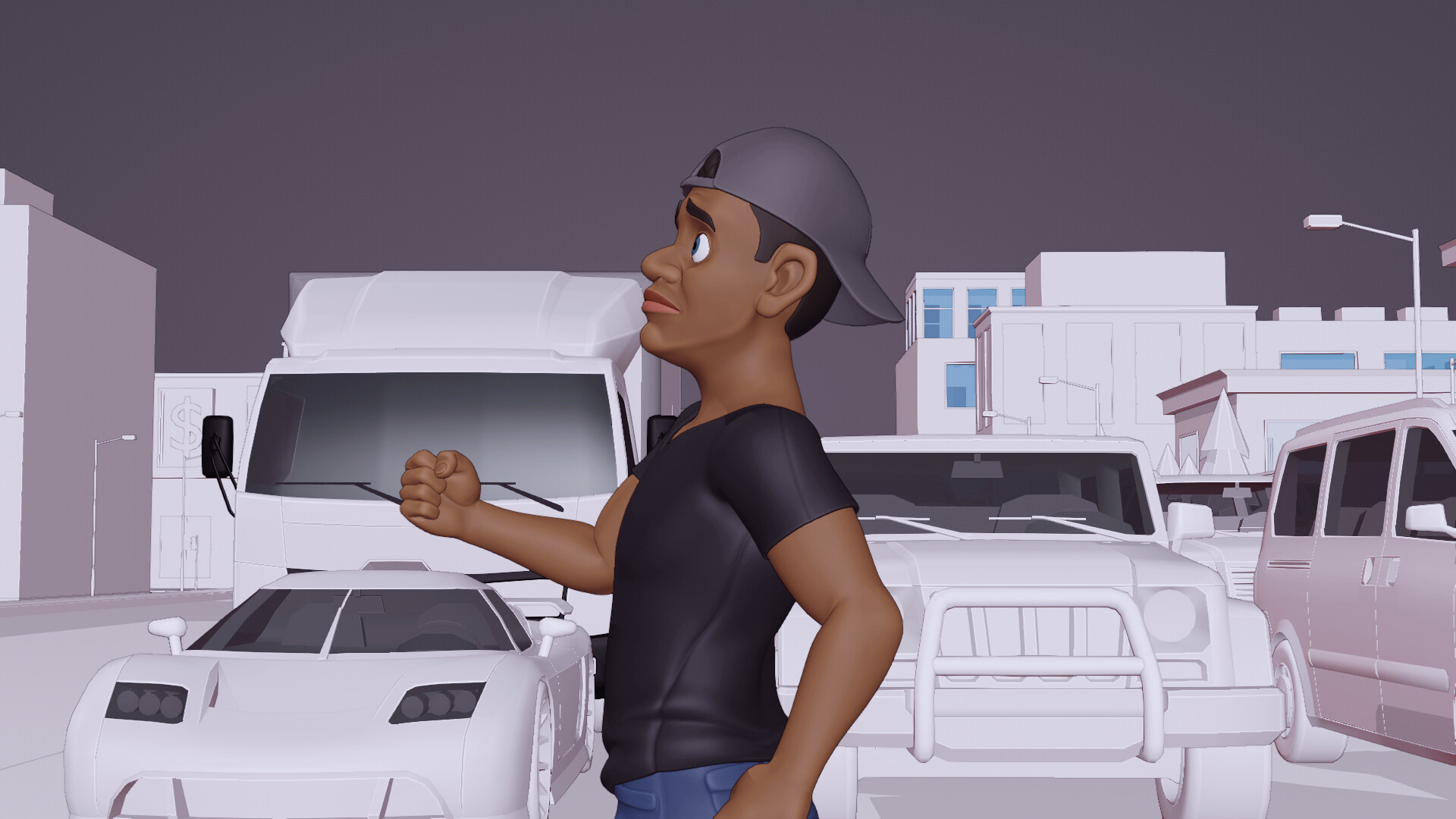 ArtStation - Road Crossing