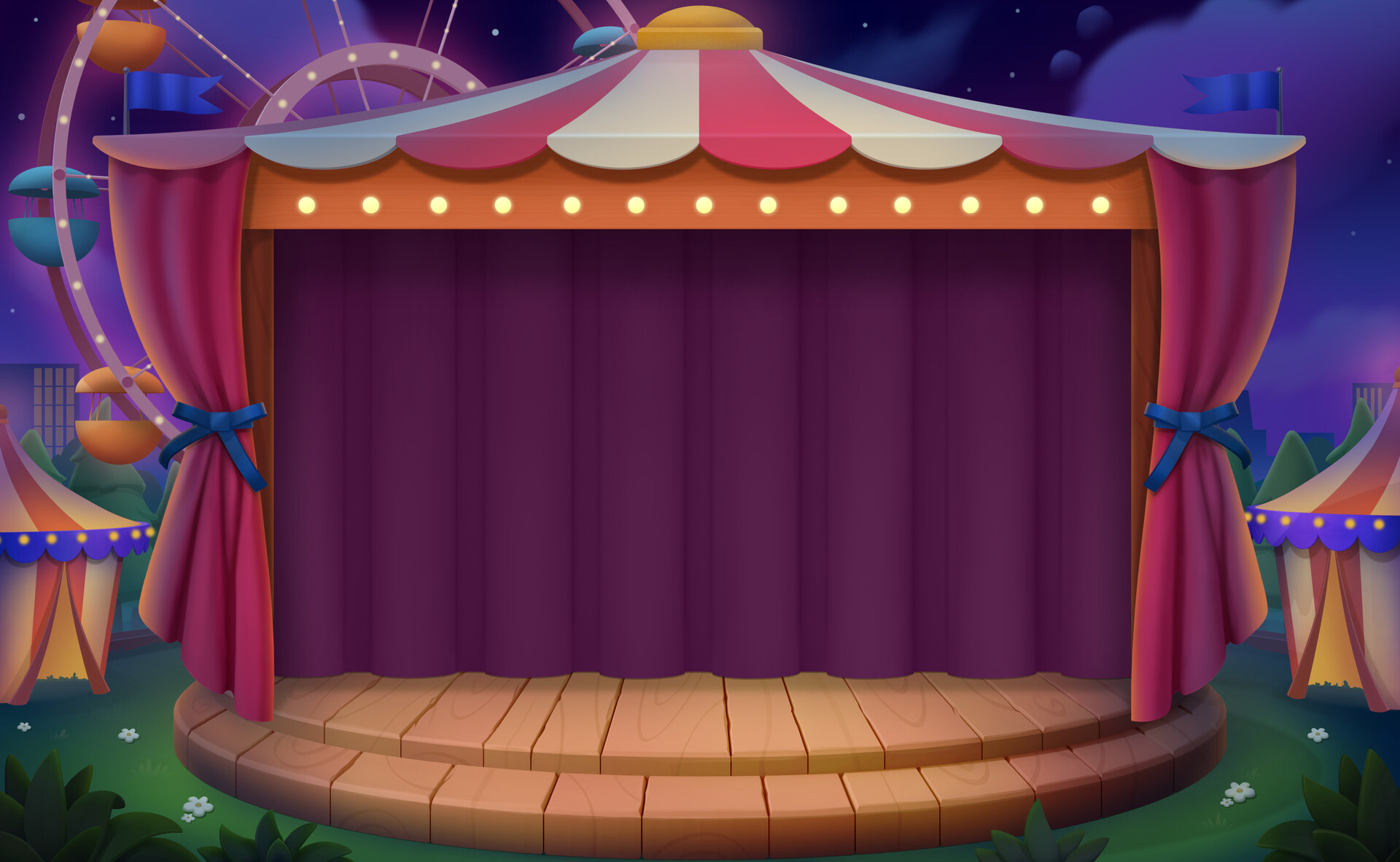 ArtStation - CIRCUS BACKGROUND 2