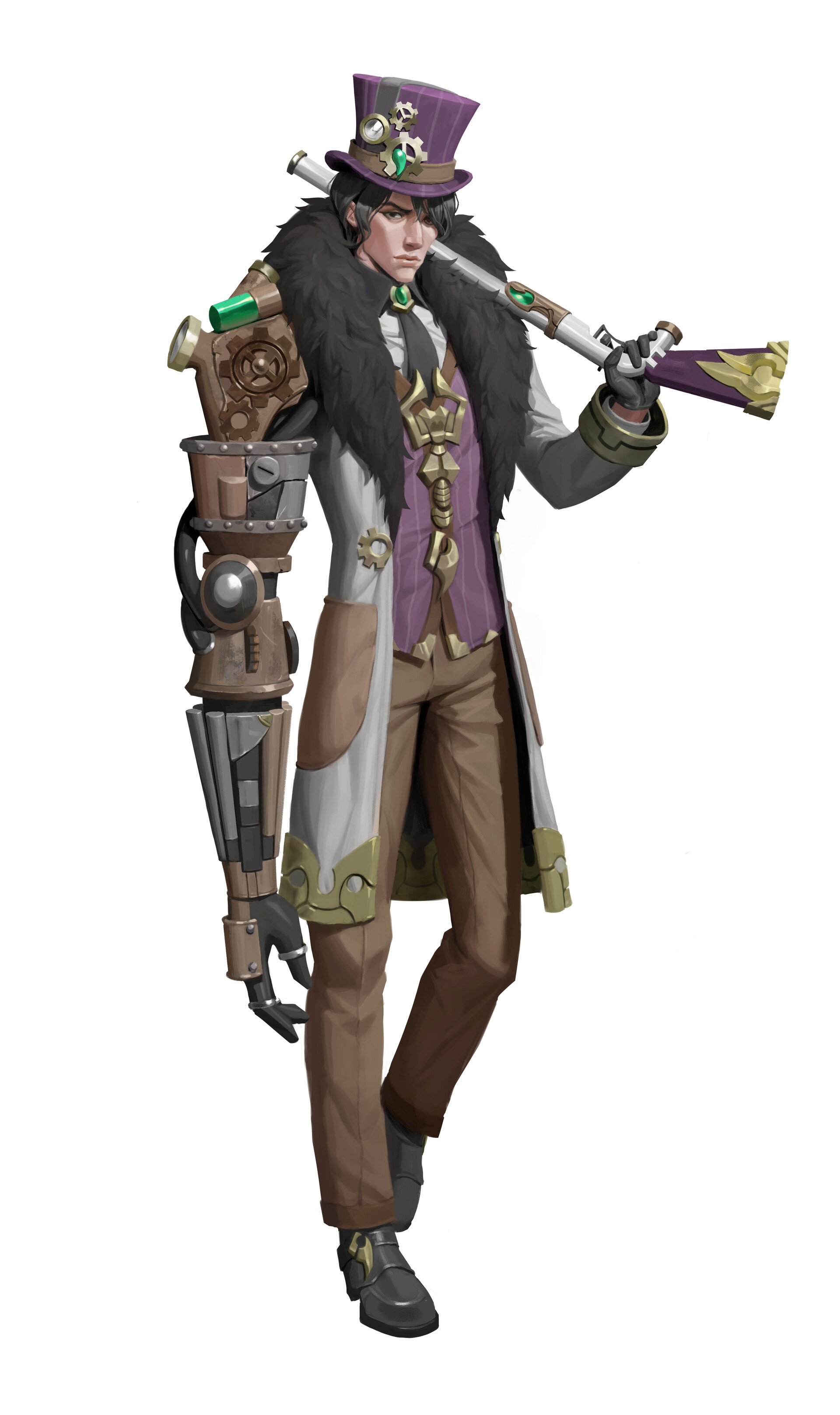 ArtStation - Concept art : Steampunk character