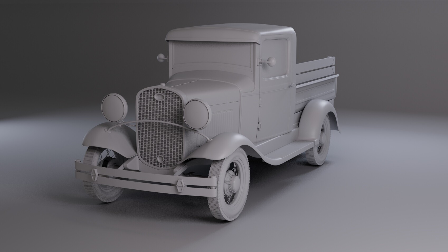 ArtStation - Model A Ford Truck Excercise