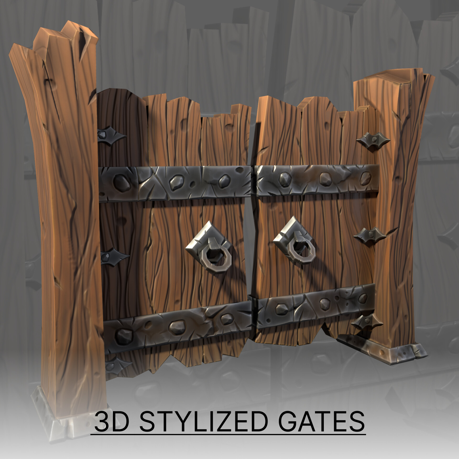 ArtStation - 3D STYLIZED GATES