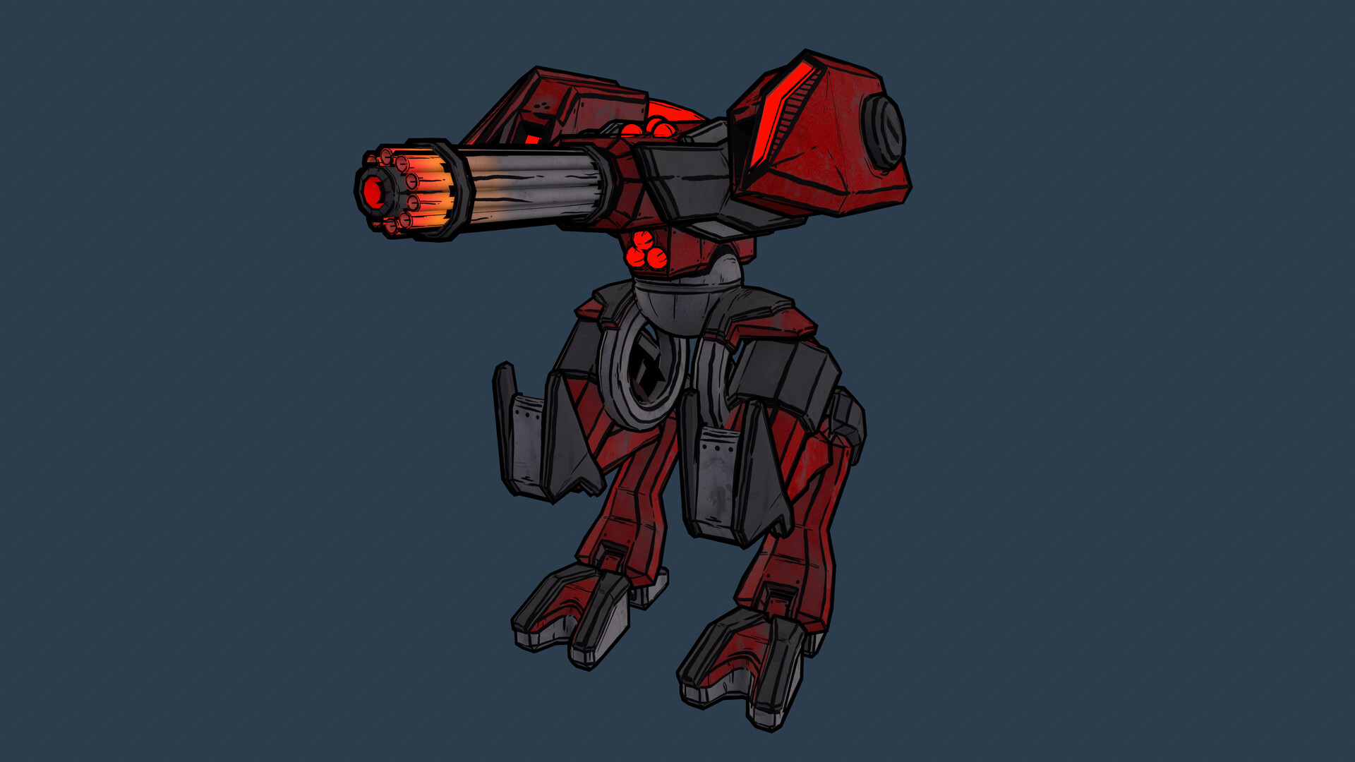 ArtStation - ShooterBot - Mechanical Fury