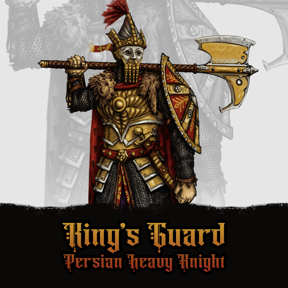 ArtStation - King's Guard - Persian Heavy Knight
