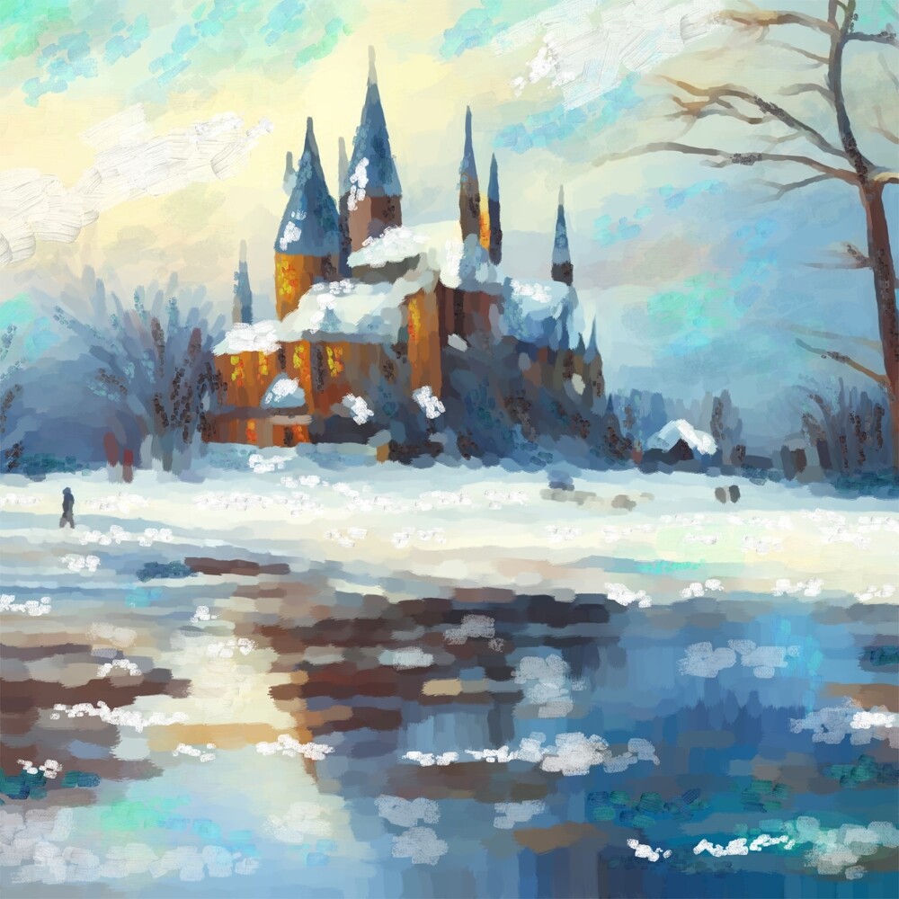 ArtStation - Cold winter landscapes