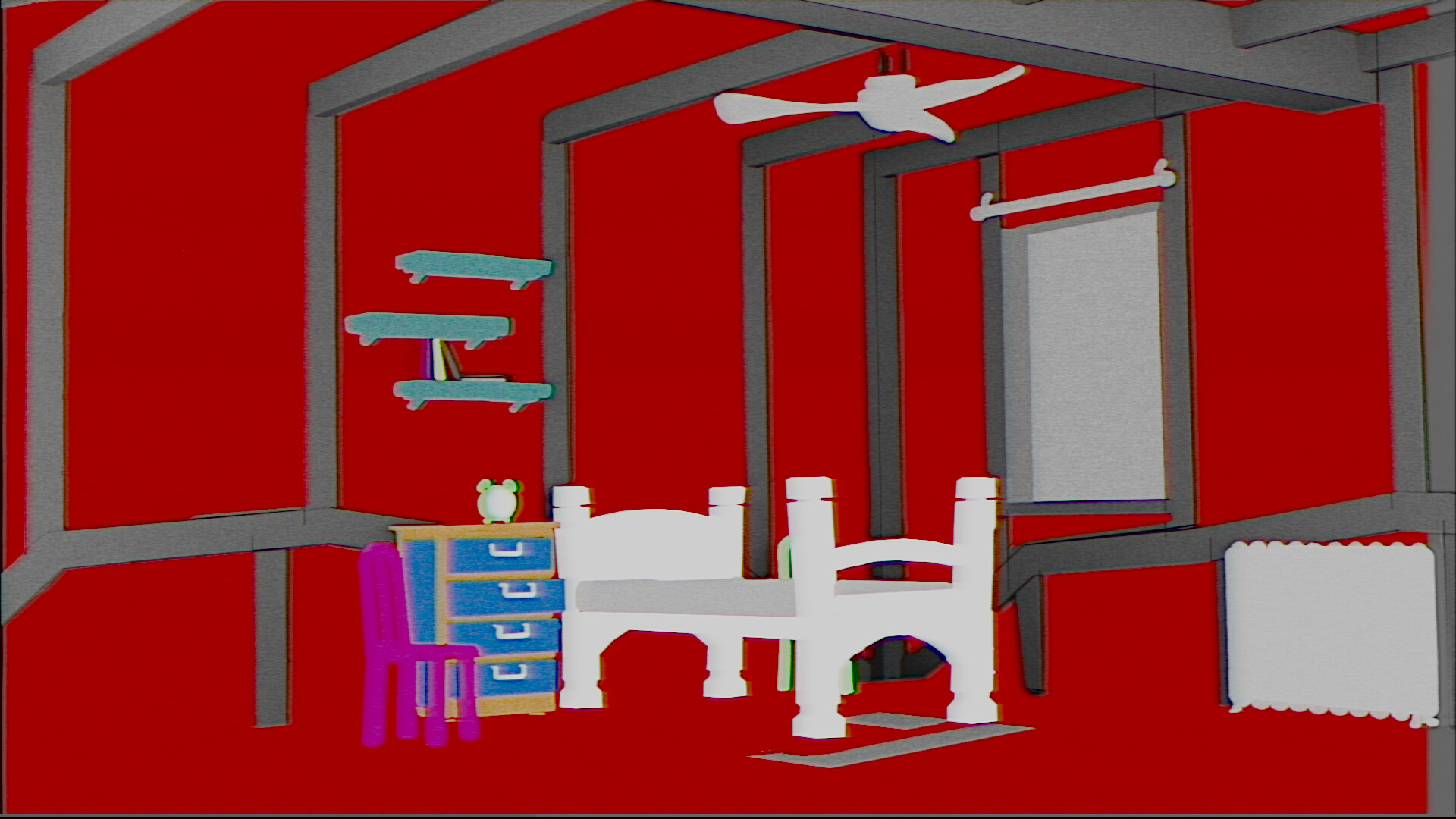 ArtStation - stylized French bedroom