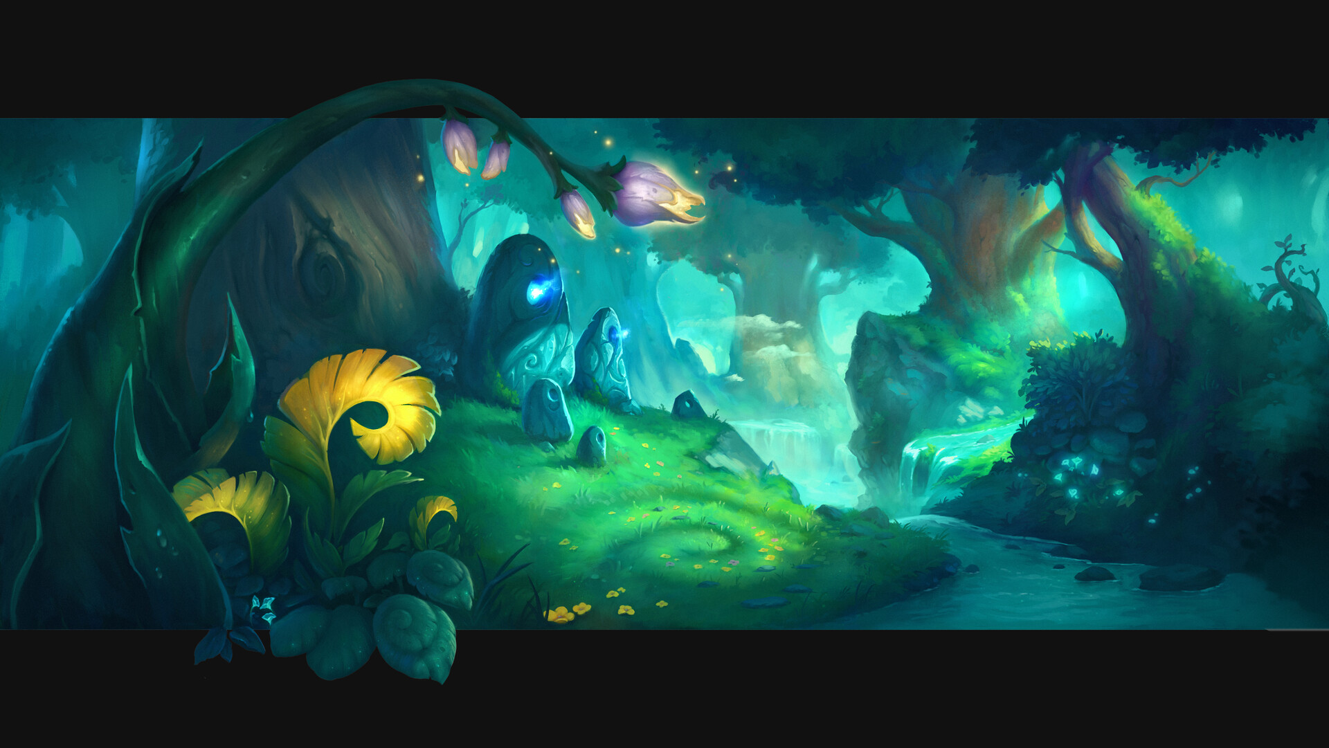 ArtStation - Emerald Dream Loading Screen