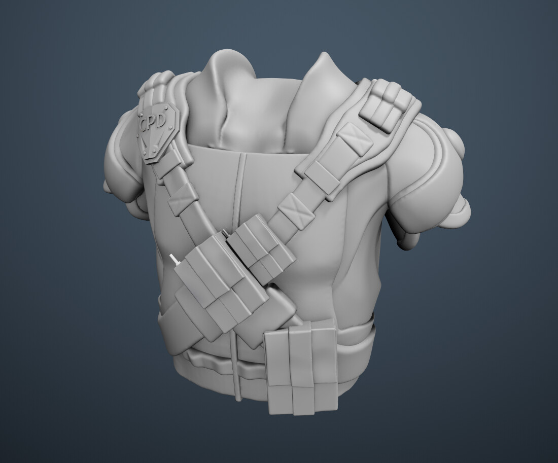 ArtStation - Tactical Body Armor - 3D Model