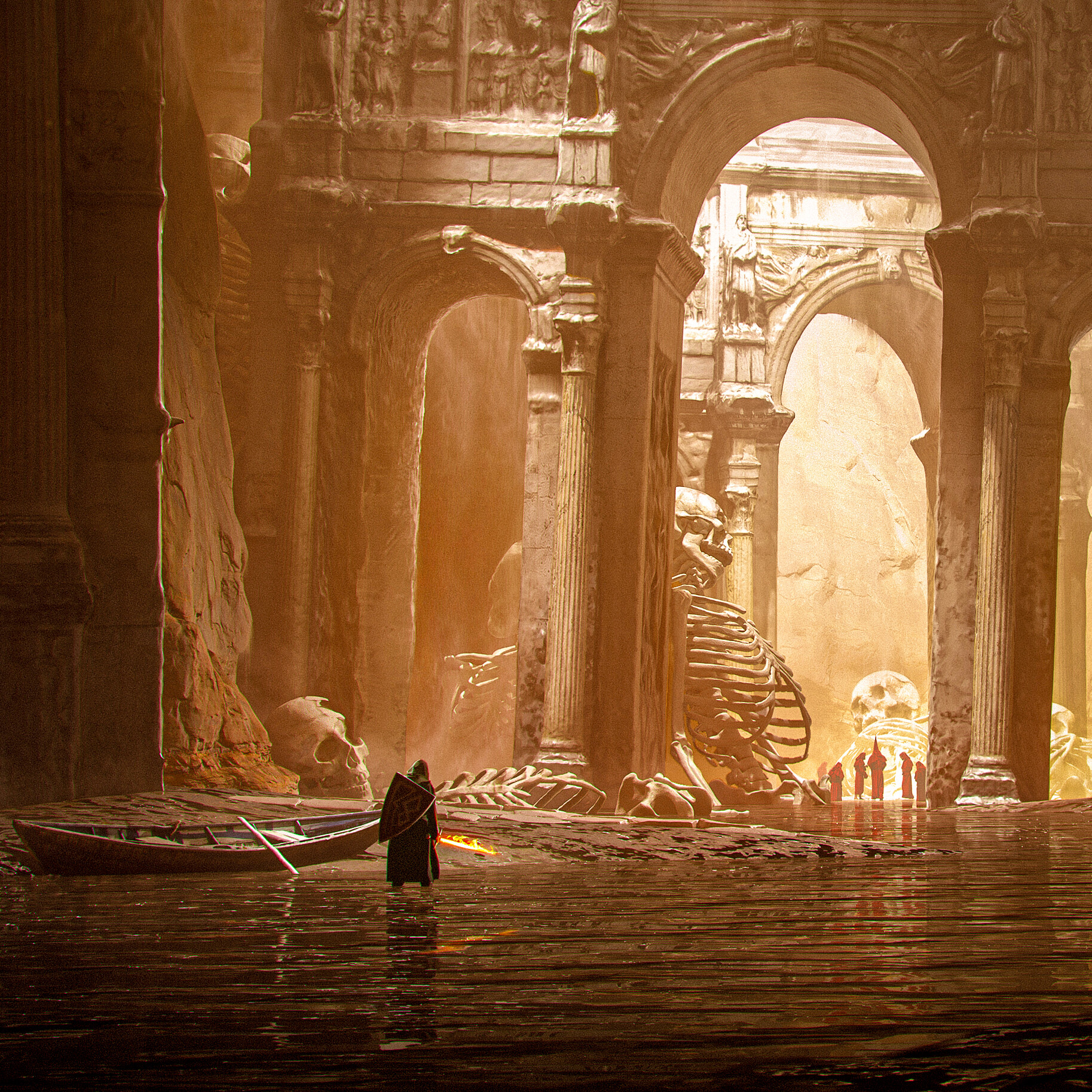 ArtStation - Into the Crumbling Temple