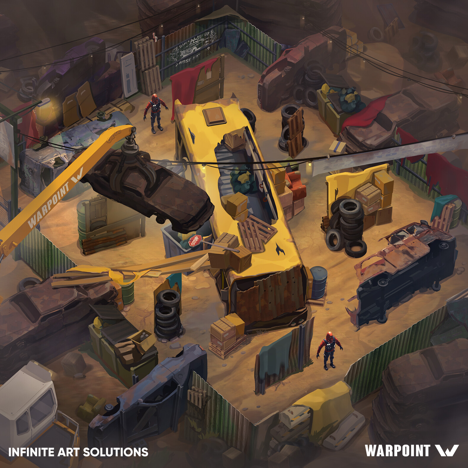 ArtStation - Map Concepts for the WARPOINT VR Park Network pt. 2