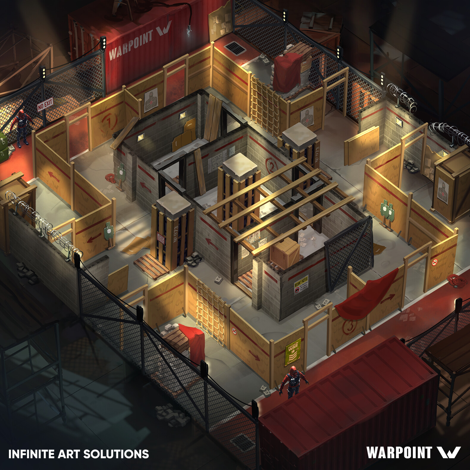 ArtStation - Map Concepts for the WARPOINT VR Park Network pt. 3