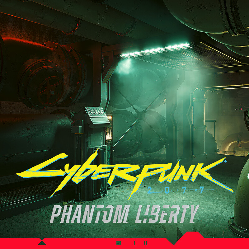 ArtStation - Cyberpunk 2077 Phantom Liberty - stadium basement