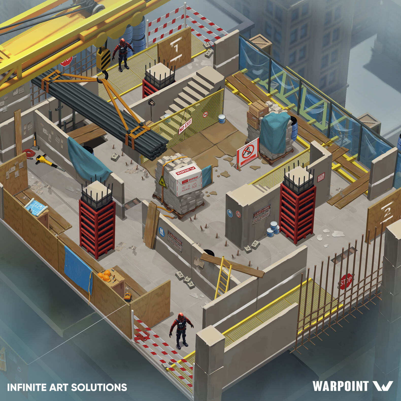 INFINITE ART SOLUTIONS - Map Concepts for the WARPOINT VR Park Network pt. 5